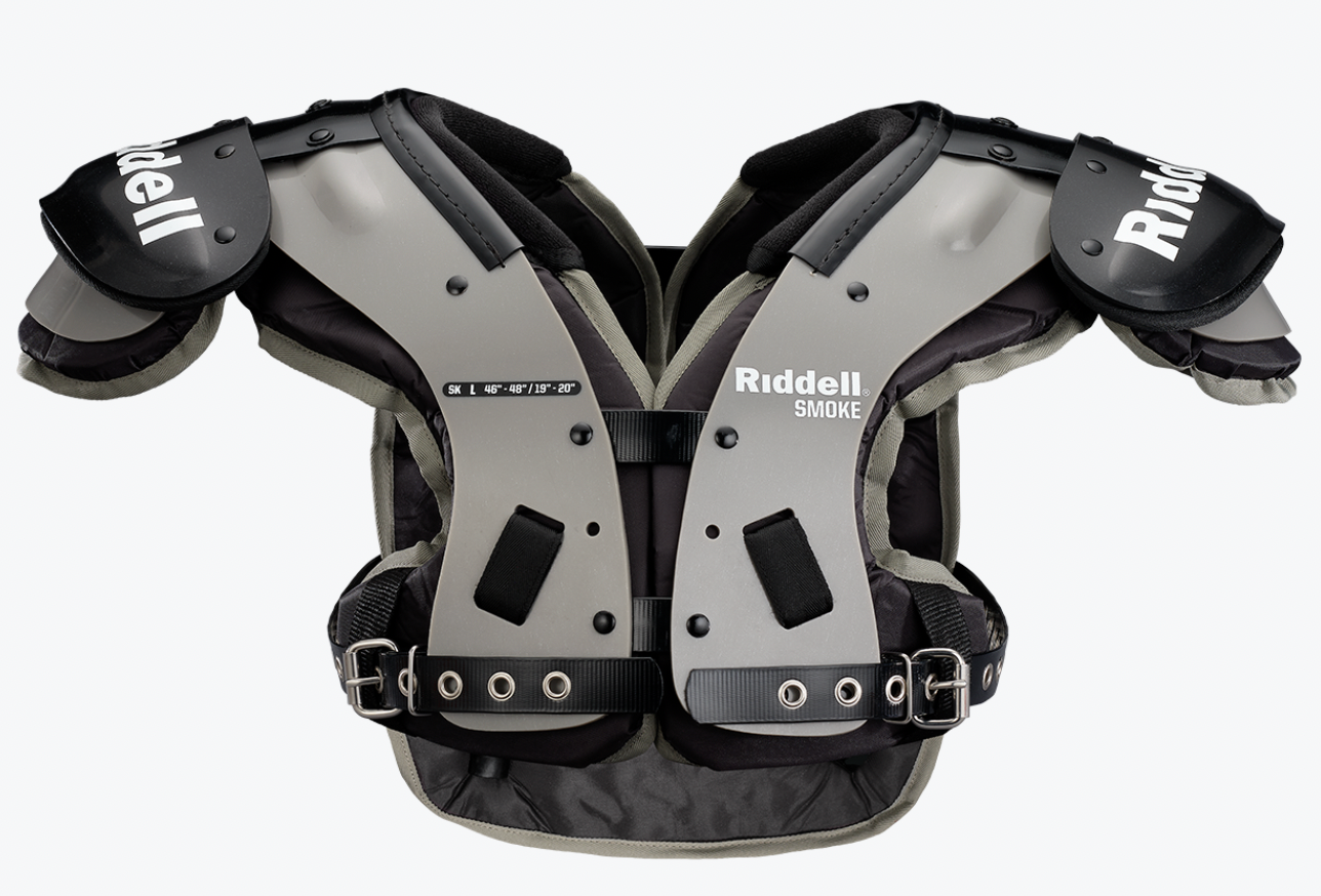 HOMBRERAS RIDDELL (Smoke backplate integrado) QB, RB, WR, FB – Carlos ...